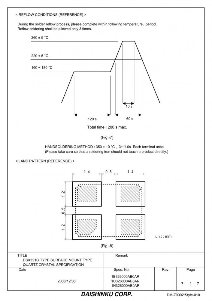 KDS general specification page 8