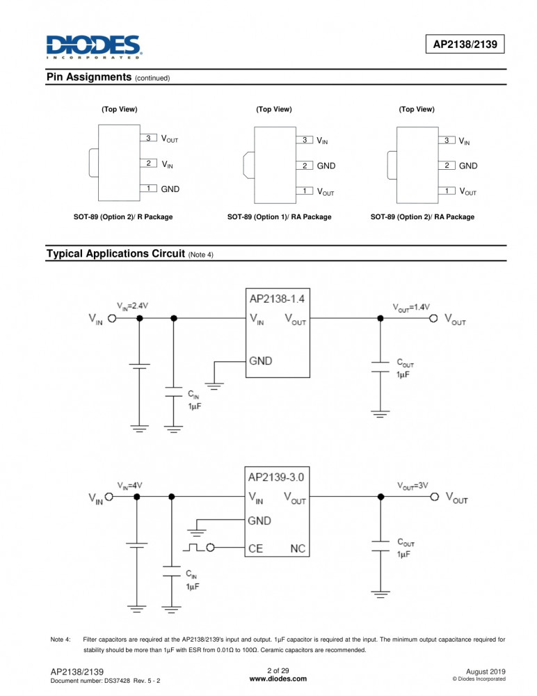 AP2138 datasheet page 2