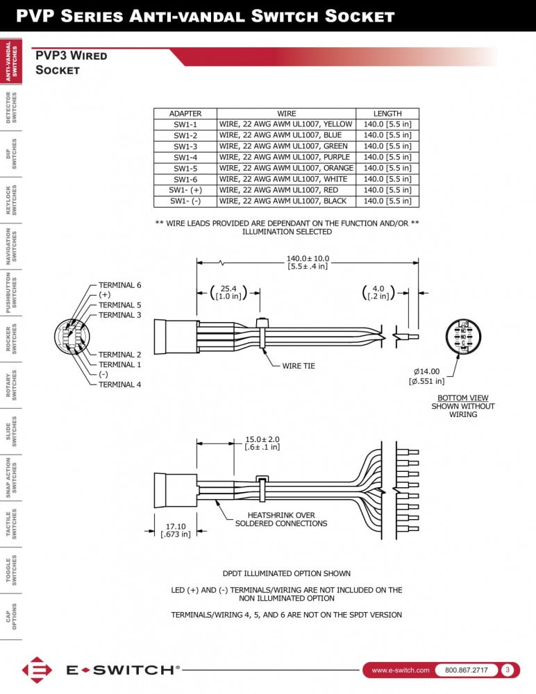 PVP Series datasheet page 3