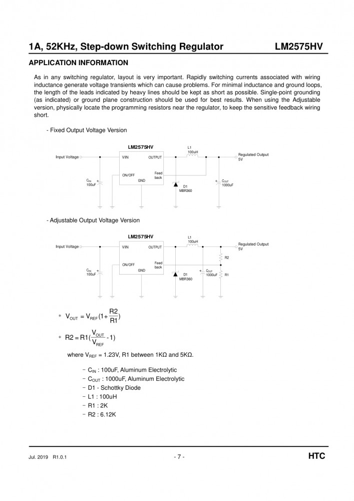 LM2575HV datasheet page 7