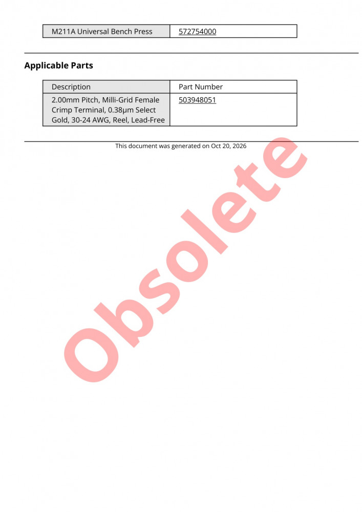 MOLEX 573153000 tooling document preview, page 3