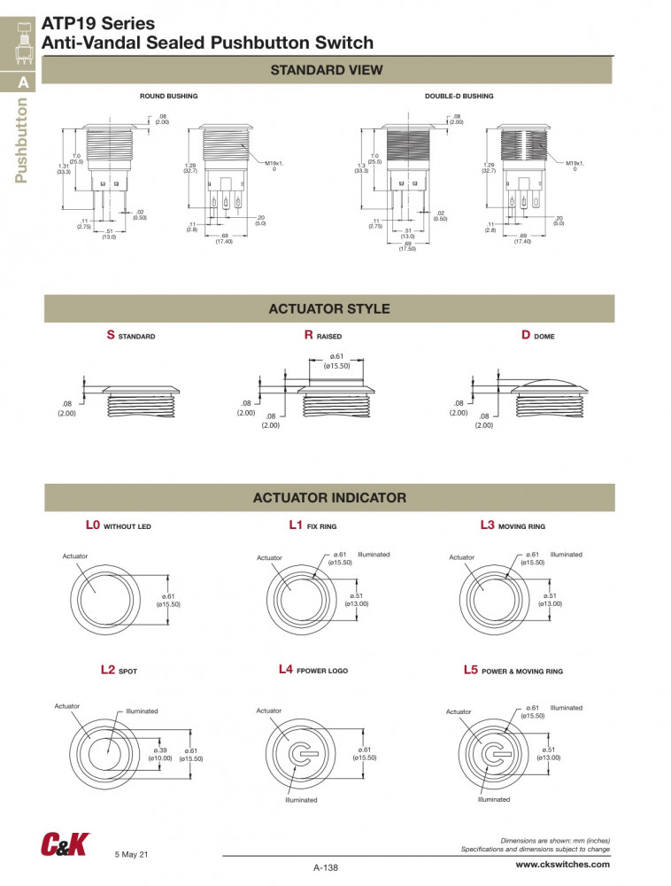 ATP19 series datasheet page 2