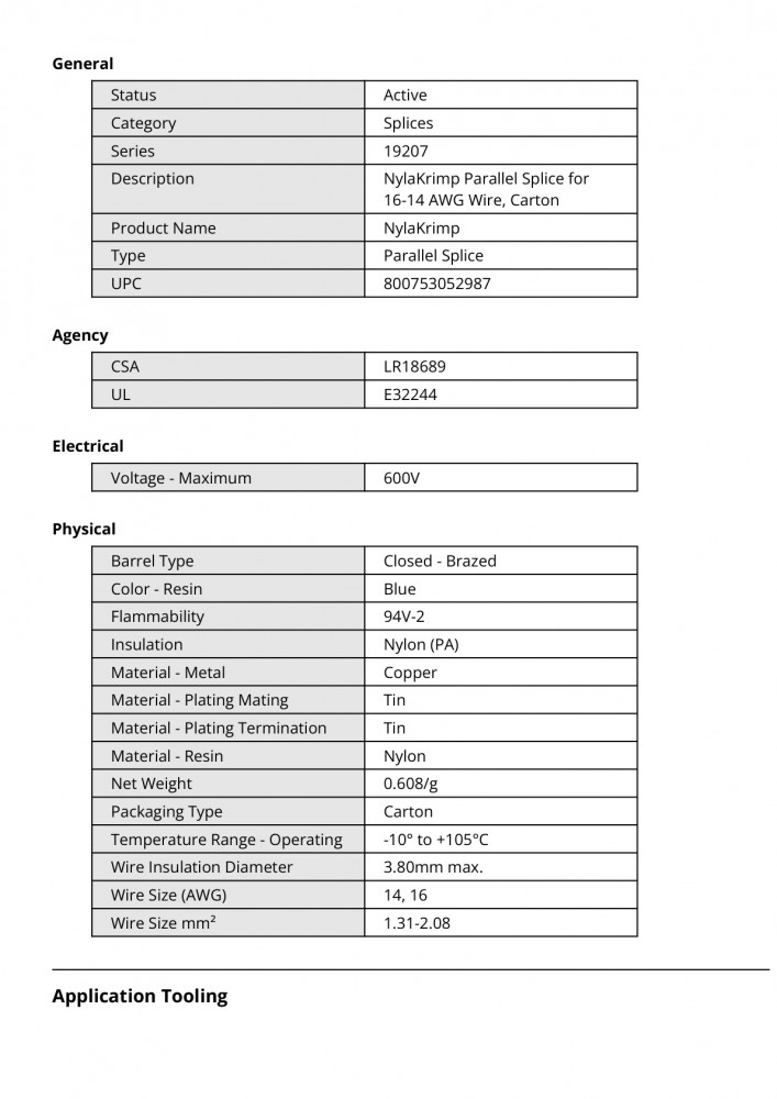 MOLEX 192070004 technical document image 2