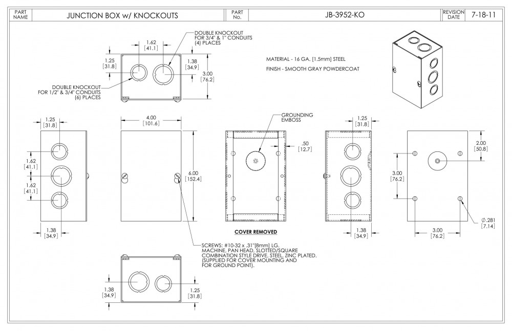 JB-3952-KO product document image