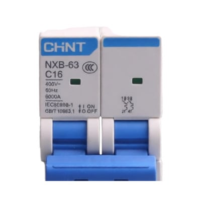 CHINT NXB-63 2P C4A Miniature Circuit Breaker
