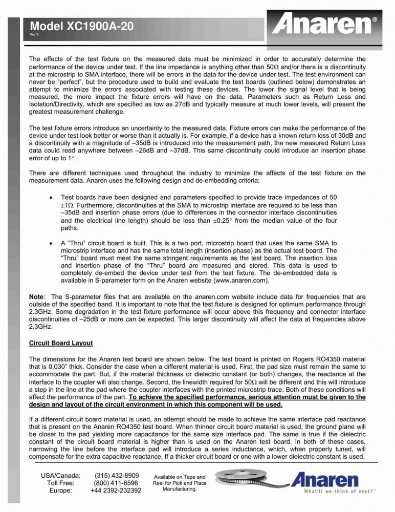 XC1900A-20S datasheet page 8