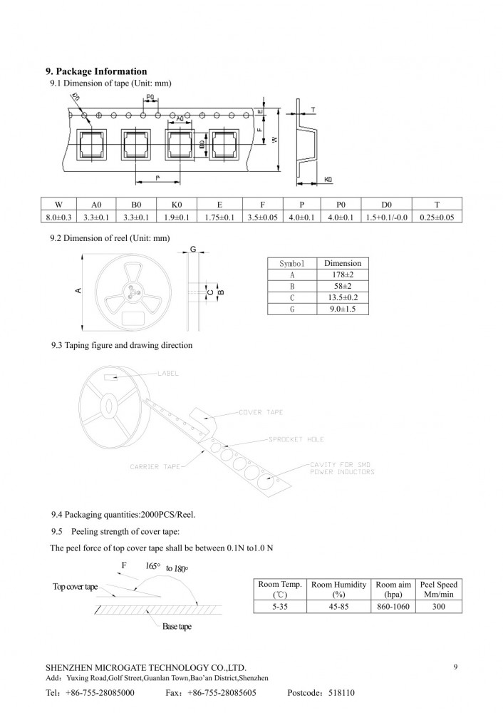 MPIT3015 specification page 10