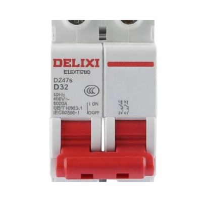 Delixi Electric DZ47s D 2P 16A Miniature Circuit Breaker