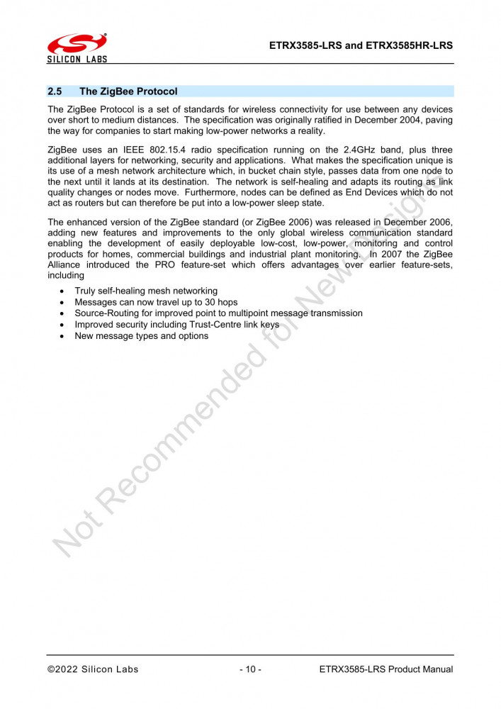 ETRX3585 product manual preview 10