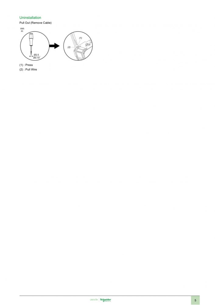 RSZE08P technical document page 5