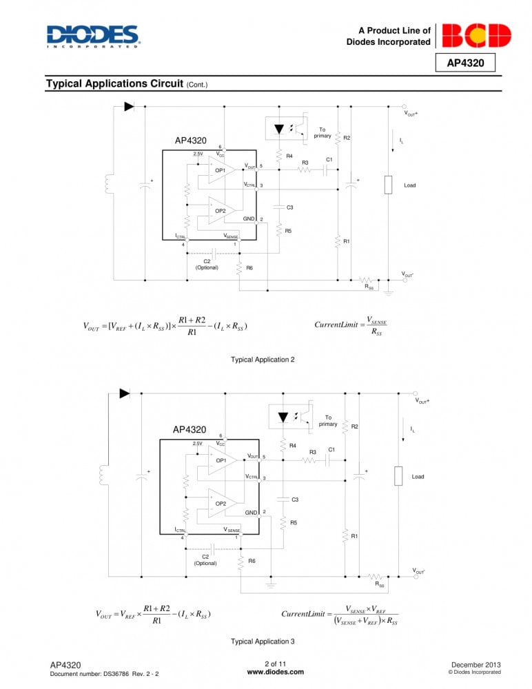 AP4320 datasheet page 2