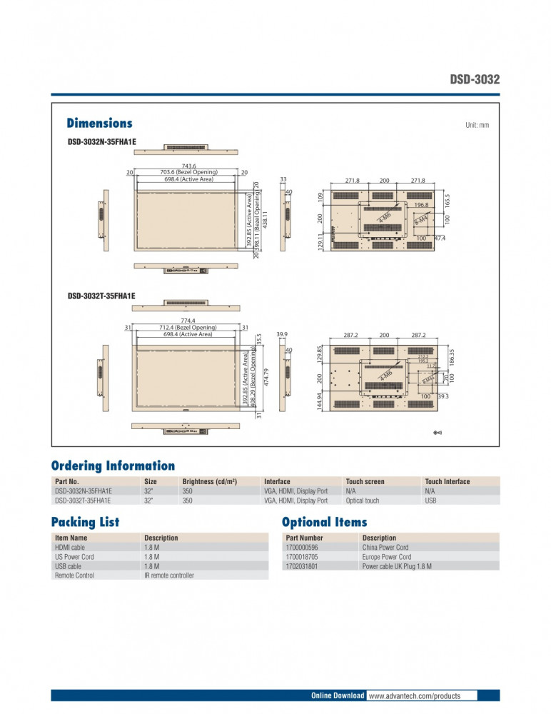 DSD-3032 technical document page 2