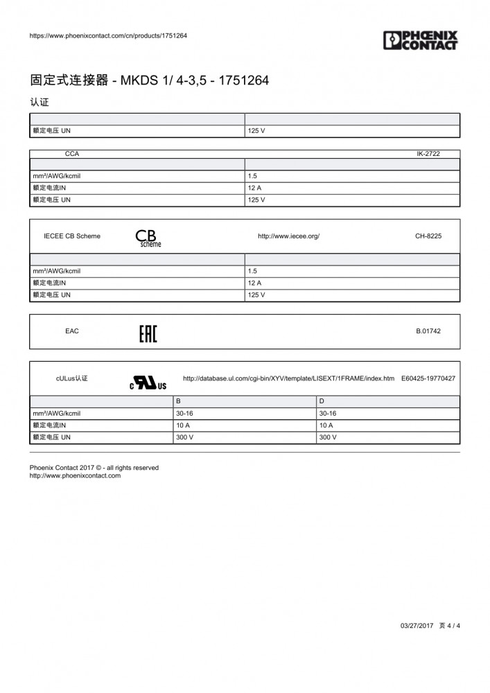 Phoenix Contact 1751264 technical document page 4