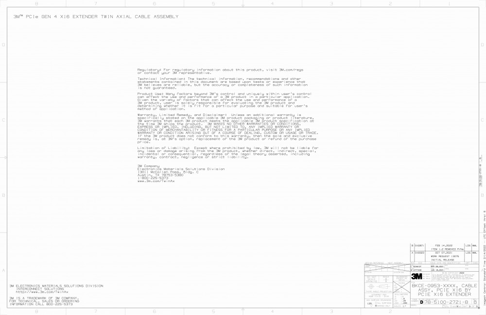 3M 8KCE-0953-250 assembly technical page 3