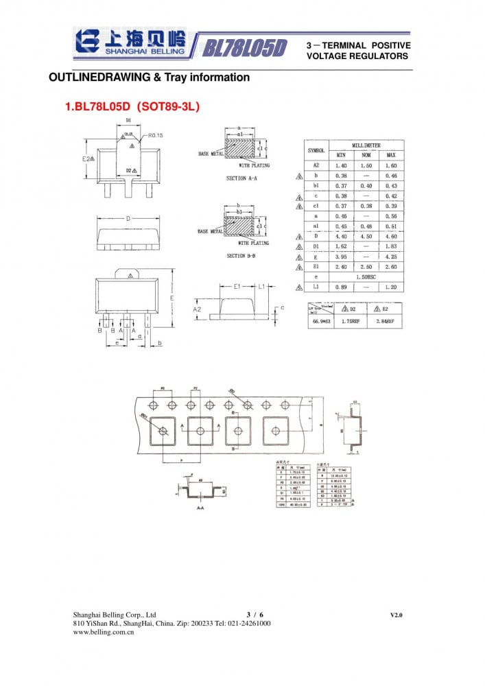 BL78L05D-P datasheet page 3
