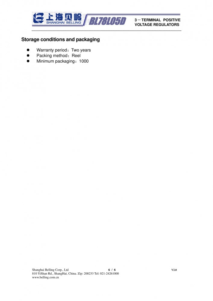 BL78L05D-P datasheet page 6