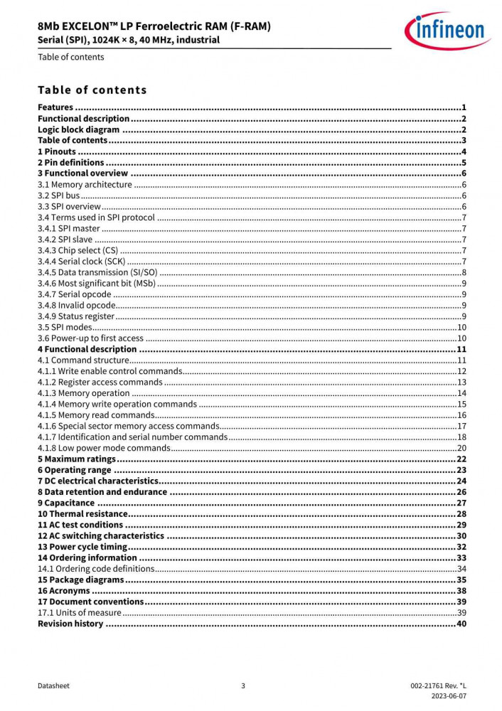 CY15B108QN technical document page 3