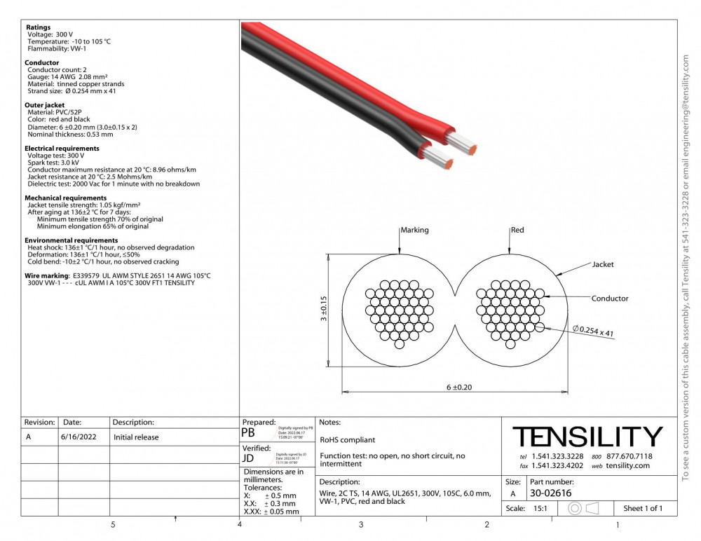 30-02616 product drawing and specification image