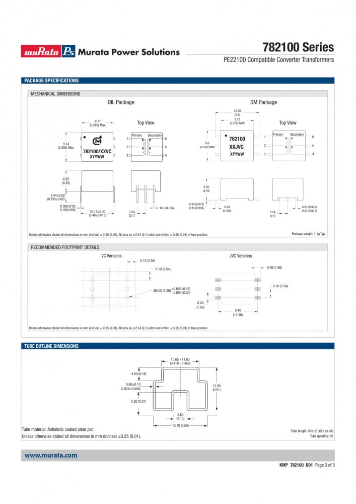 782100 series datasheet page 3