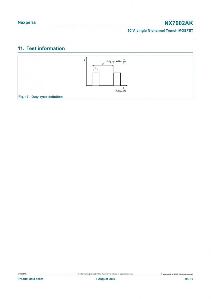 NX7002AKVL datasheet page 10