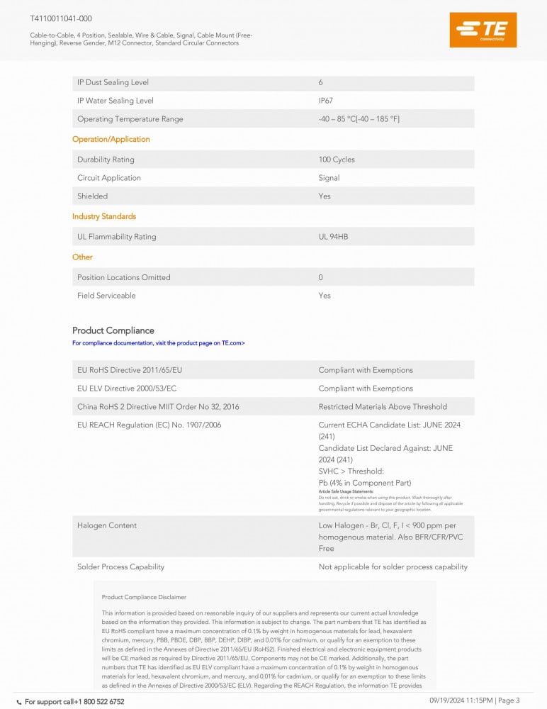 T4110011041-000 technical document page 3