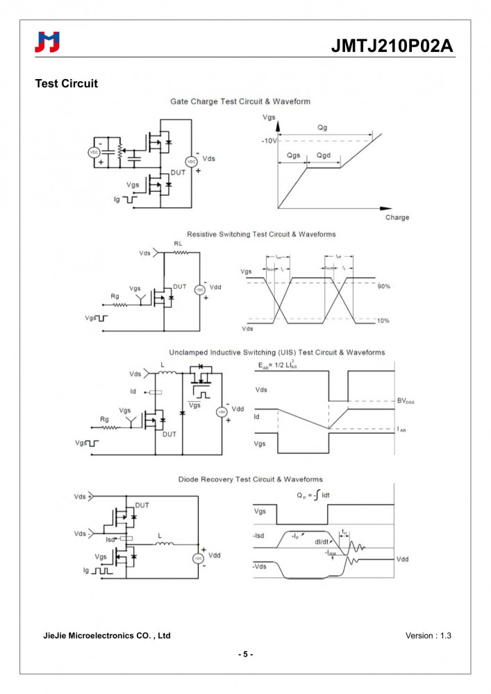 JMTJ210P02A datasheet page 5