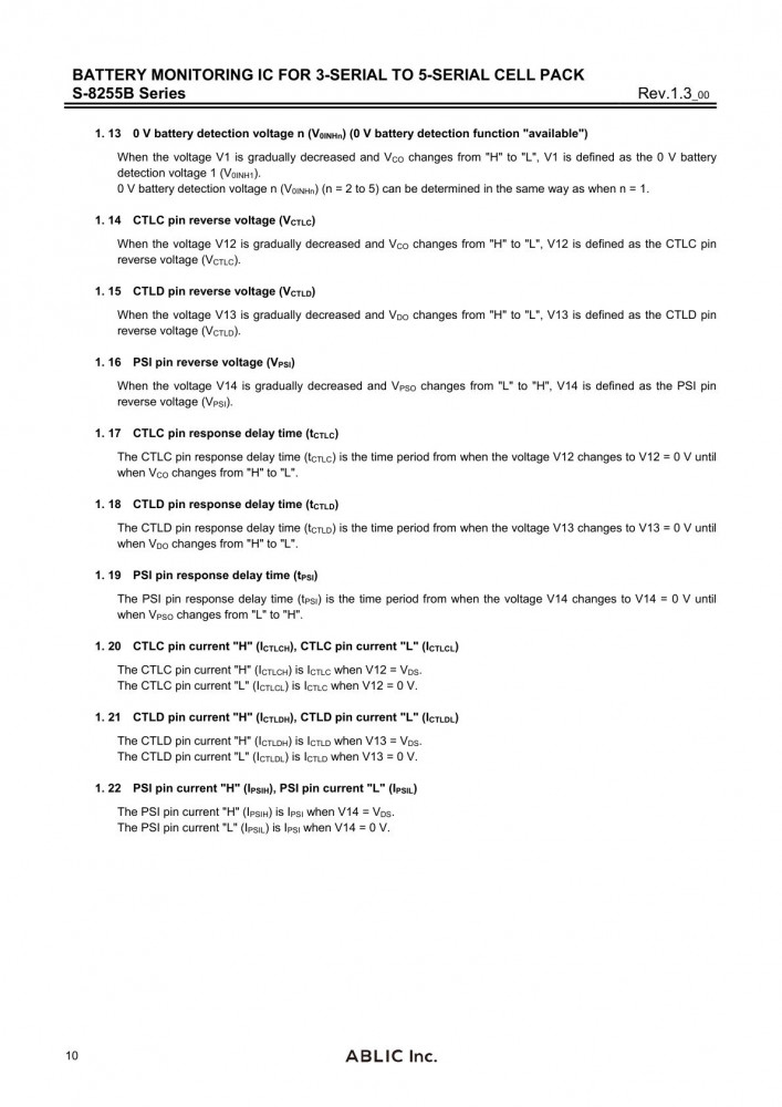S-8255B technical document page 10