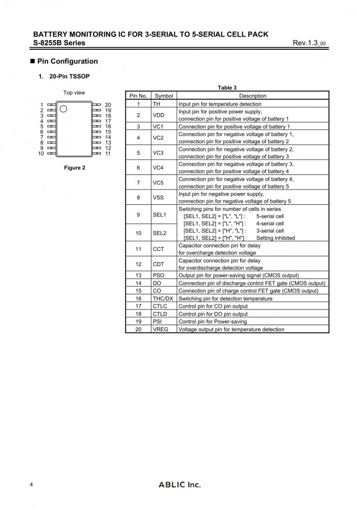 S-8255B technical document page 4