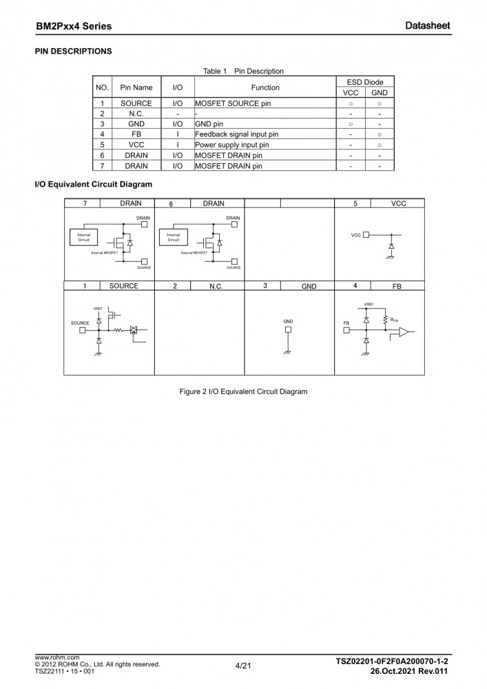 BM2P034 datasheet page 4
