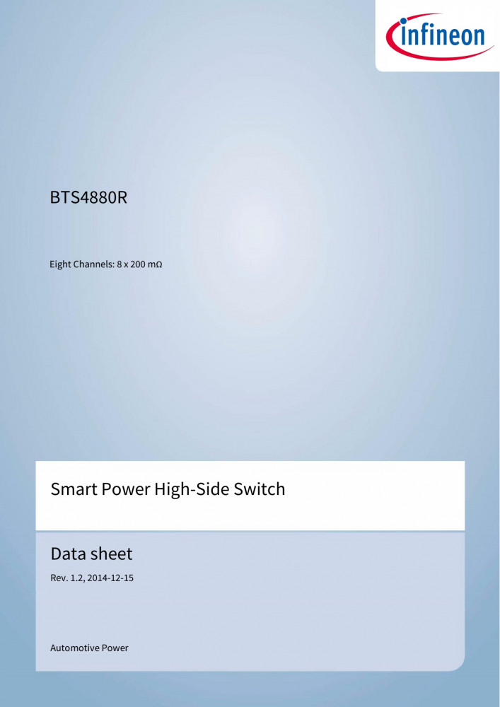 BTS4880RAUMA1 datasheet page 1