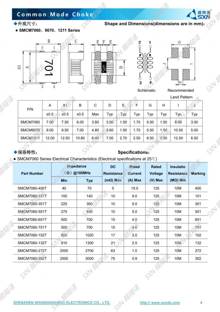 SMCM series datasheet page 4