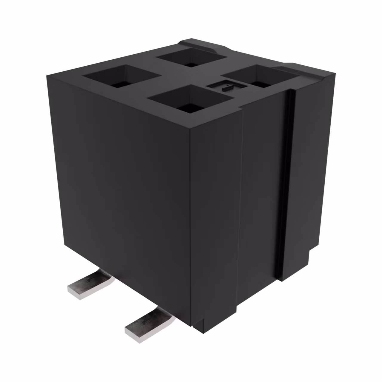 Milli-Grid Vertical Receptacle, 2.00mm Pitch, Dual Row, Surface Mount, Top/Bottom Entry, Tape and Reel, 0.13µm Gold (Au) Plating, 4 Circuits, Lead-Free for sale