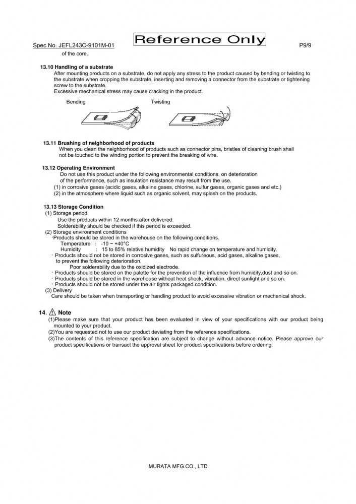 DLW43SH101XK2L specification page 9