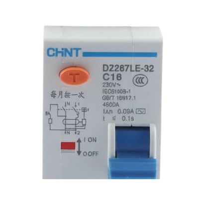 CHINT OUVR-2 32A 1P+N Miniature Circuit Breaker