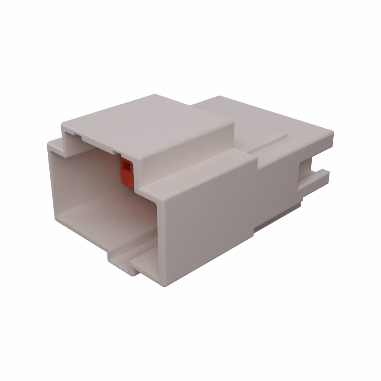 2.54mm Pitch, 0.64mm Width H-DAC 64 High Density Automotive Crimp Housing, Dual Row, 12 Circuits, Polarization Option #3, White for sale