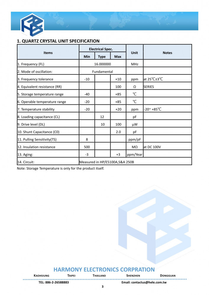 HELE X2C016000BC1H-Z specification page 4