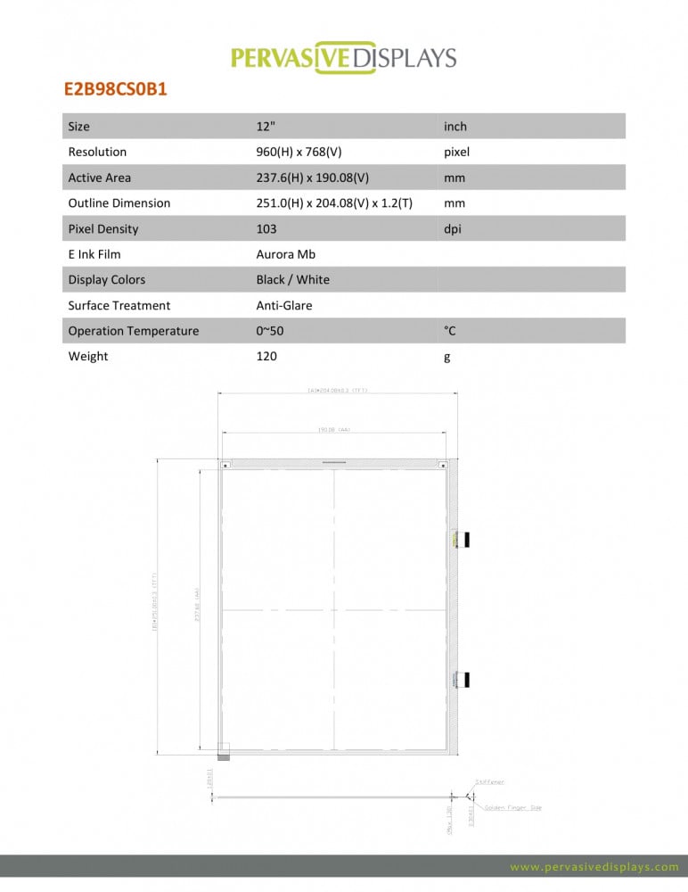 E2B98CS0B1 technical document preview