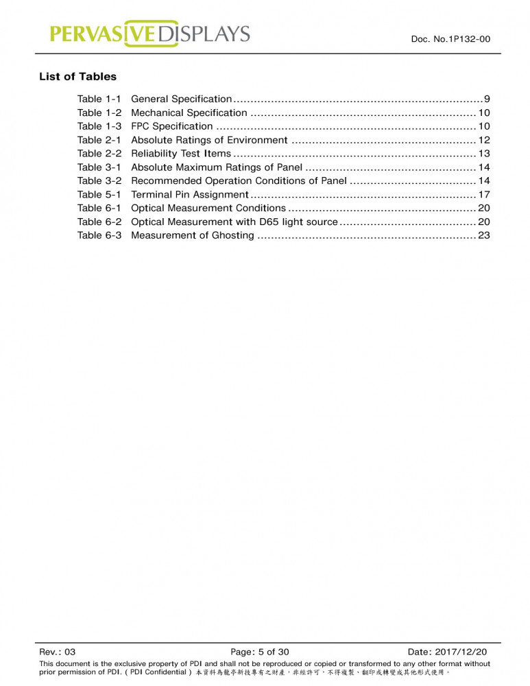 E2260CS021 specification page 5