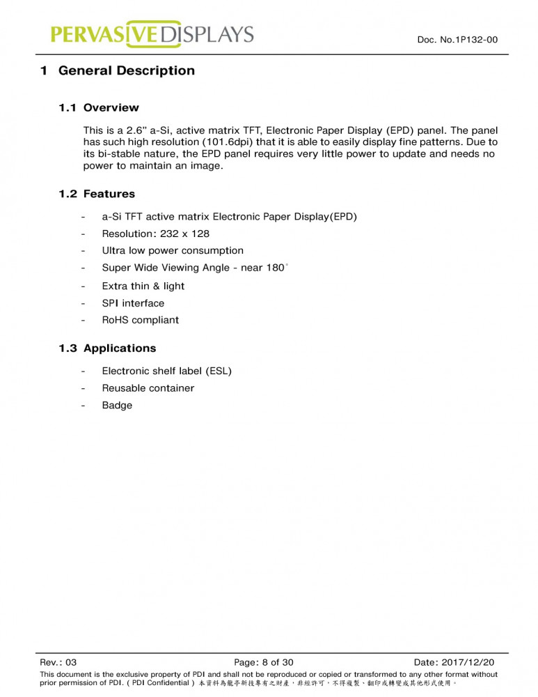 E2260CS021 specification page 8