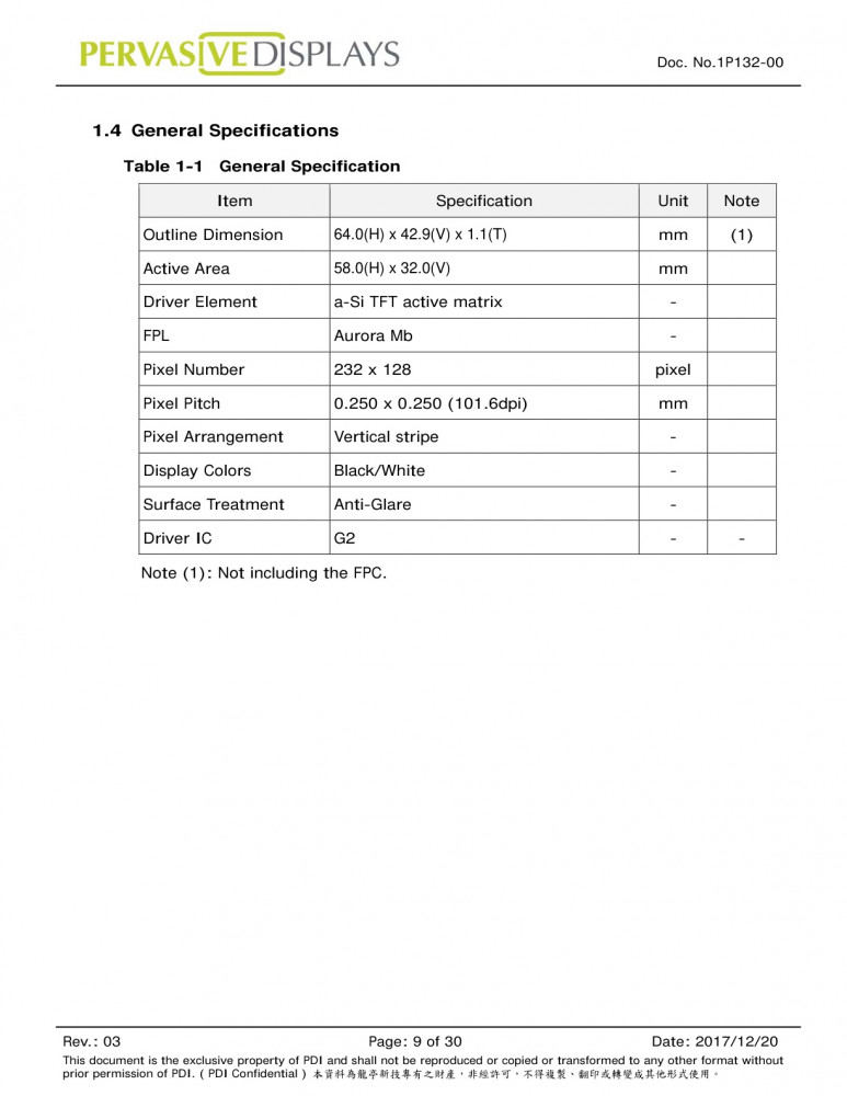 E2260CS021 specification page 9