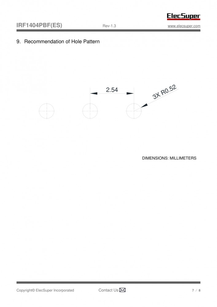 IRF1404PBF(ES) datasheet page 7