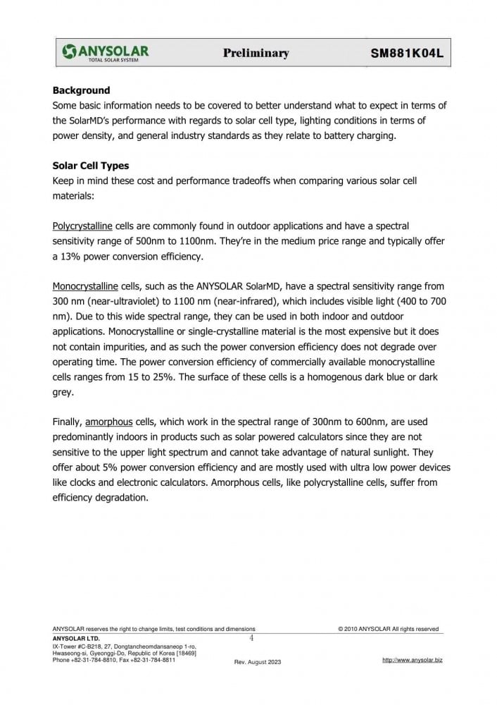 SM881K04L technical document page 4