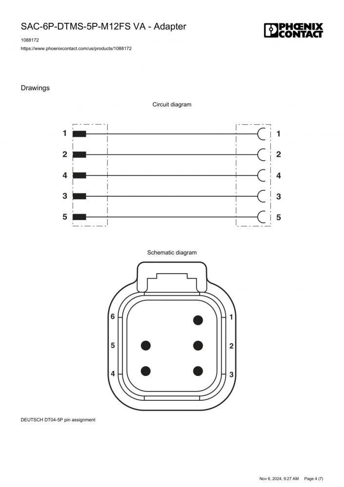 Phoenix Contact 1088172 technical document page 4