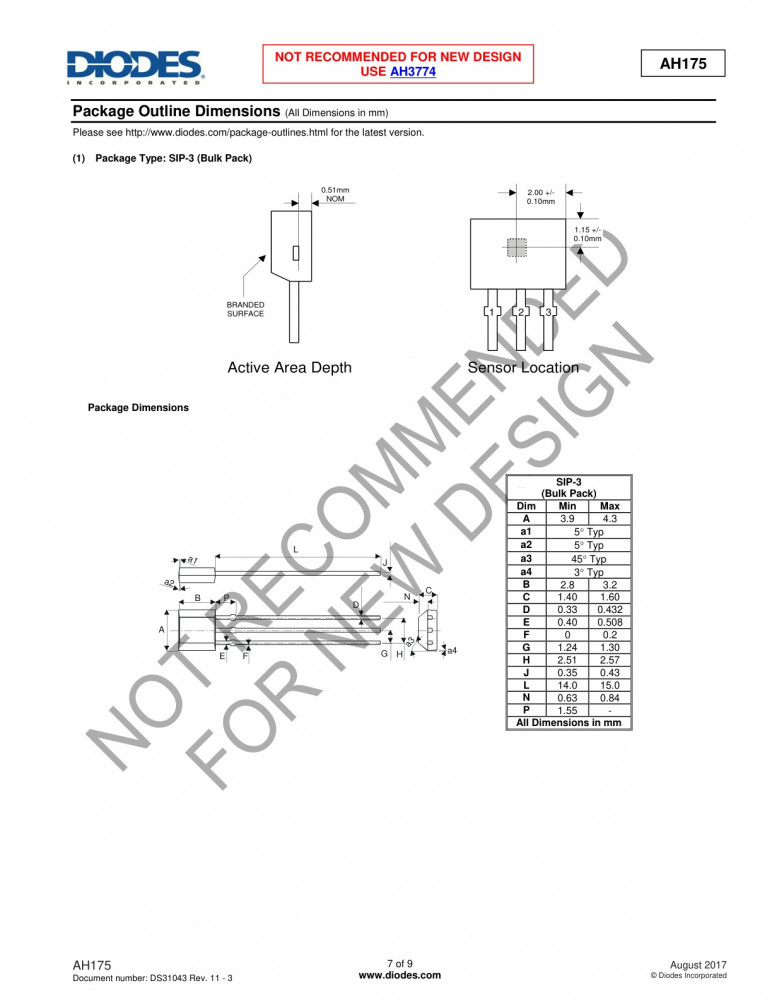 AH175 datasheet page 7