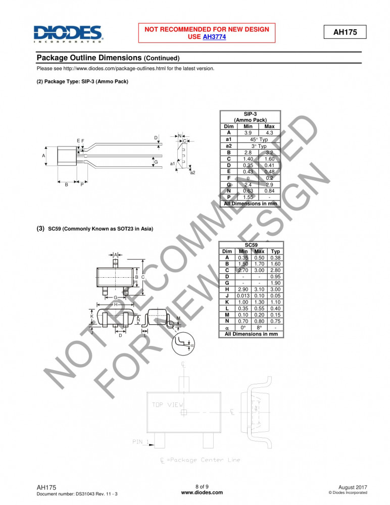 AH175 datasheet page 8