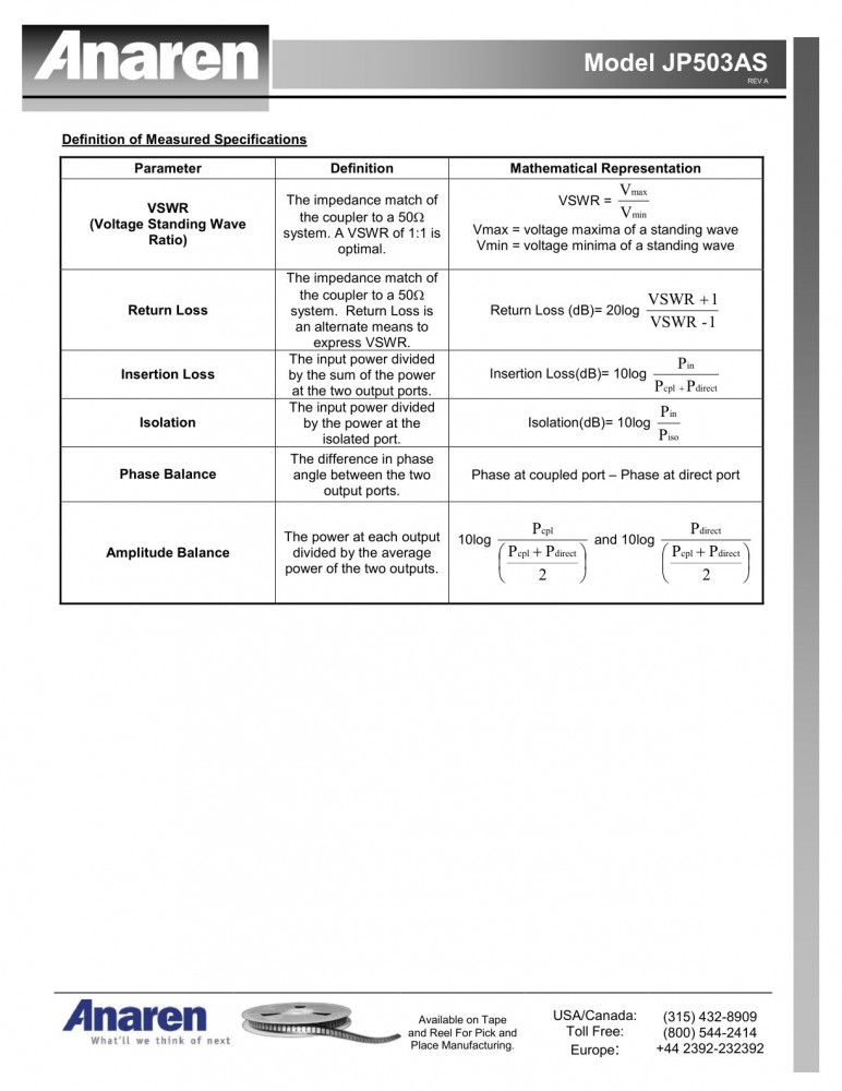 JP503AS datasheet page 5