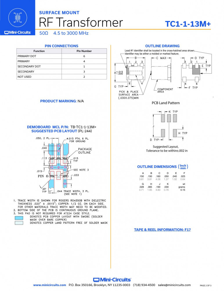 TC1-1-13M+ technical document page 2