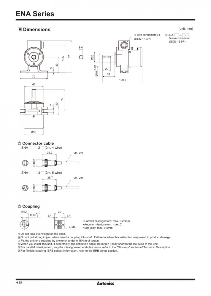 ENA Series technical document, page 3