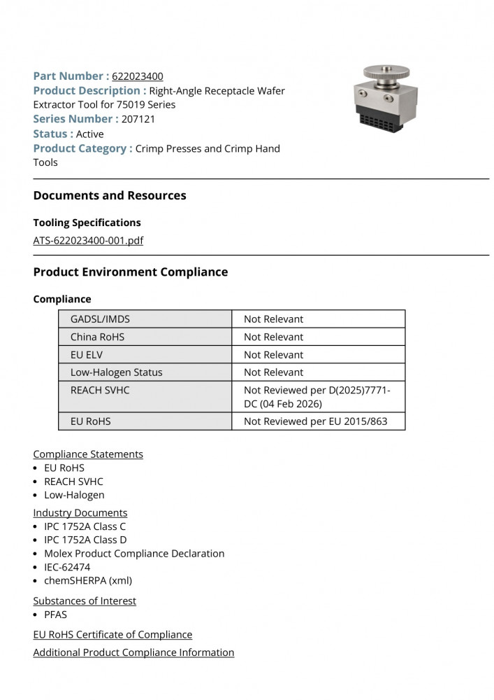 622023400 tooling document preview, page 1