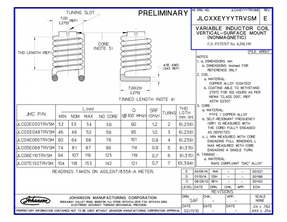 JLC05E088TRVSM product document image